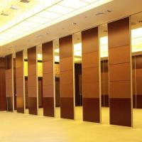China BUNGE Acoustic Folding Partition Wall 16 Gauge Steel Frame 32-55db STC for Banquet Hall for sale