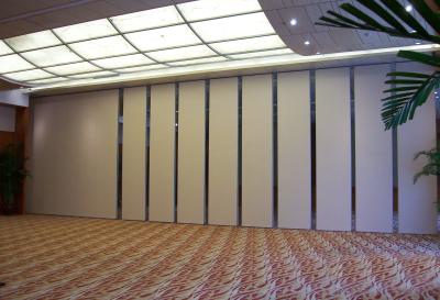 China Retractable Sound Proof Sliding Partition Walls - 500mm Width, 600-1200mm Panel Options, Top-Hung System for sale