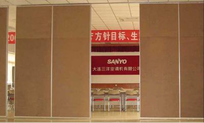 China MDF Board + Aluminium Sliding Removable Partition Wall for Banquet Hall for sale