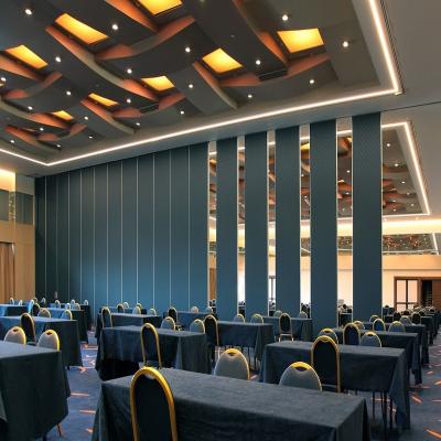 China Hanging Fabric Acoustic Room Dividers 65mm 100mm Noise Reduction Track System for sale