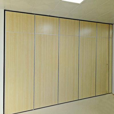 China Melamine Board Movable Partition Walls 2-17m Height Conference Room Folding Sliding Partition Doors for sale