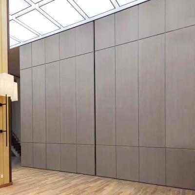 China Soundproof Office Floor to Ceiling Partition Wall With Movable Track Aluminium Profile for sale