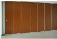 China 1200mm Width Sliding Acoustic Partition Walls For Showrooms , Mufti - function Hall for sale