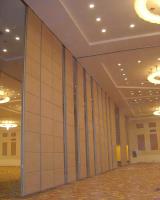 China Multi Color Fabric Surface Office Partition Wall With Sliding Aluminium Door for sale