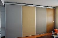China Commercial Sliding Partition Walls 65mm Thickness Folding Room Dividers Acoustic up to 50dB for sale