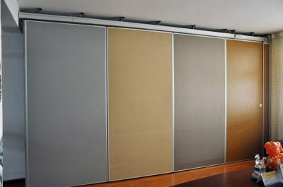 China Commercial Sliding Partition Walls 65mm Thickness Folding Room Dividers Acoustic up to 50dB for sale
