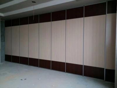 China Soundproof Sliding Partition Walls Aluminium Track 65mm 85mm 100mm Hanging Room Dividers for sale