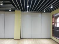 China Commercial Movable Track Sliding Partition Walls Panel thickness 85 mm for sale