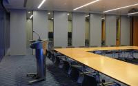 China Aluminum Sliding Folding Partition Wall 65mm 85mm 100mm Soundproof Conference Room for sale