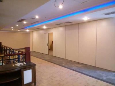 China Aluminum Track Portable Wood Sliding Wall Panels 65mm 85mm 100mm for Exhibition Room for sale