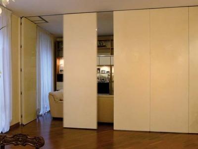 China Lightweight Folding Movable Partition Walls 65mm to 100mm for Commercial Office for sale