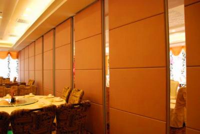 China Fabric Surface Operable Floor To Ceiling Room Dividers / Office Acoustic Partition Wall for sale