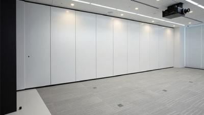 China Movable Sliding Partition Walls High Aluminum Frame Interior Position for sale