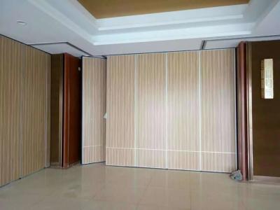 China Floor to Ceiling Acoustic Room Divider 6M Height Office Sliding Partition Wall 100mm Thick for sale