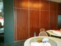 China Fabric Surface MDF Office Partition Wall with Hanging System / Sliding Track Roller for sale