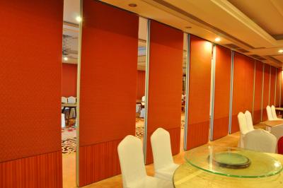 China Sliding Aluminium Track Wheel Wooden Room Dividers Classroom Movable Partition 85 Type for sale