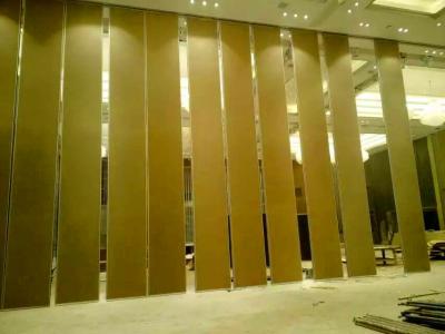 China Insulated Decorative Sliding Ceiling Panels 65mm 85mm 100mm Meeting Room Wooden Partition Wall for sale