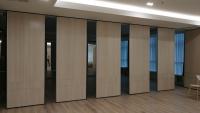 China MDF Top Gypsum Board Sound Proofing Folding Partition Wall 65mm 80mm 100mm for Ballroom for sale
