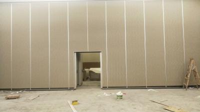 China Soundproof Sliding Folding Partition MDF Melamine Room Hotel Door 65mm 85mm 100mm for sale