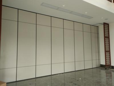 China Wood Panel Sliding Partition Walls 65-100mm Thick for Restaurant Commercial Use for sale