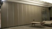 China Interior Soundproof Aluminium Movable Partition Walls 65mm Sliding Door Roller for sale