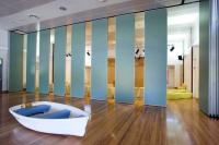 China Customized Foldable Operable Acoustic Partition Walls with Aluminum Frame for sale