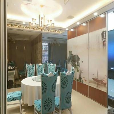 China Melamine Finish Mobile Acoustic Partition Wall  Floor To Ceiling for sale
