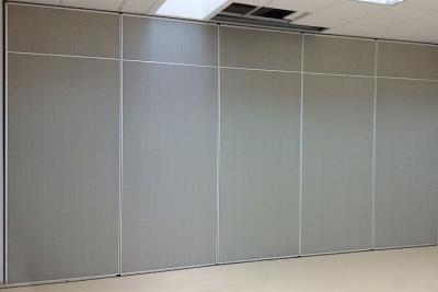 China Banquet Hall Acoustic Movable Wooden Room Partition 65mm 85mm 100mm Soundproof Sliding Wall for sale
