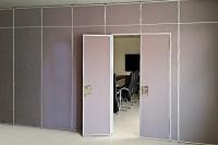 China Soundproof Foldable Wooden Movable Partition Walls 65mm 85mm for Banquet Hall Airport for sale