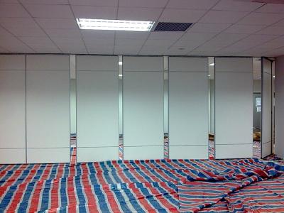 China Soundproof Aluminum Frame Foldable Partition Wall 65mm 80mm 100mm Sliding Room Divider for sale