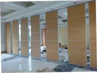 China Movable Partition Walls Aluminium Profile Melamine Surface 600-1200mm Panel Width for sale