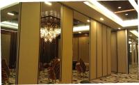 China Wood Door Sliding Roller Removable Wall Partition / Acoustic Operable Partitions for sale