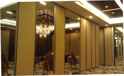 China Wood Door Sliding Roller Removable Wall Partition / Acoustic Operable Partitions for sale