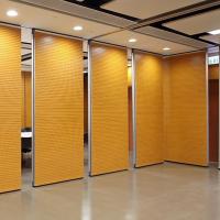 China Soundproof Wooden Foldable Movable Partition Walls 65mm 85mm 100mm for Meeting Room for sale