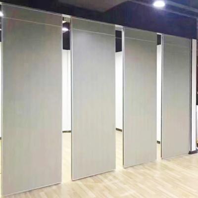 China Customized Foldable Operable Sliding Partition Walls Floor to Ceiling Aluminum Frame for sale