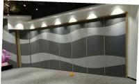 China Restaurant Room Partition Sliding Folding Door Partition Interior Room Divider for sale