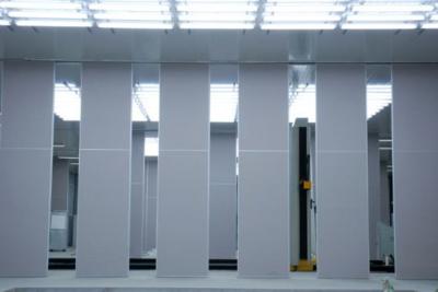 China Acoustic Folding Partition Wall Fabric Surface Sliding Aluminium Roller Track 65mm 100mm for sale