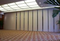 China Collapsible Acoustic Partition Wall Aluminum Frame Melamine Finish 65mm Thickness for sale