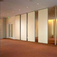 China Lightweight Office Folding Partition Walls 3 1 / 4 Inch Thickness Customized Color for sale