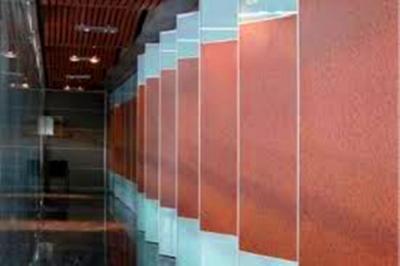 China Aluminum Frame Acoustic Movable Room Divider 65mm Thick Folding Partition Wall for sale