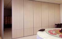 China Melamine Surface Sliding Acoustic Room Divider Banquet Hall Movable Wall Partition 600-1200mm for sale