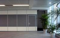 China Soundproof Material Sliding Mobile Office Partition Wall Aluminium Components for sale