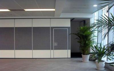 China Soundproof Material Sliding Mobile Office Partition Wall Aluminium Components for sale