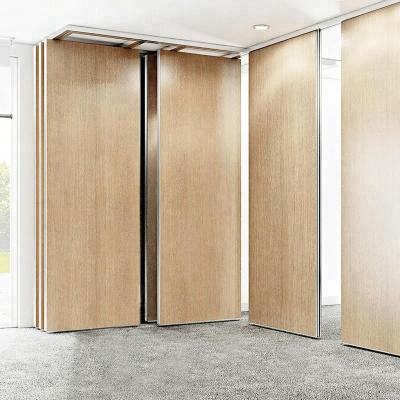 China Modular Hanging Folding Room Partition Walls MDF Aluminum Sound Insulation 65mm 85mm for sale