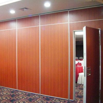 China Wooden Soundproof Folding Office Partition Walls - 65mm to 100mm Thickness with 30-45dB Noise Reduction for sale