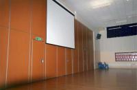 China Aluminum Framed Acoustic Sliding Folding Partition Walls 600mm 1200mm Office Meeting Room for sale