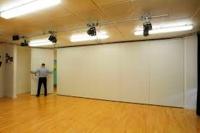 China Top Hanging Multi Color Decorative Folding Partition Walls / Acoustic Movable Walls for sale