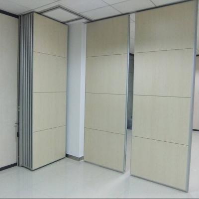 China Soundproof Sliding Folding Room Partitions MDF + Aluminum Material for sale