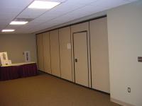 China Soundproof Mobile Partition Walls With Single Or Twin Point Track System for sale