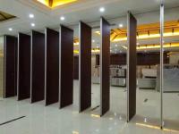 China 85mm Thick Acoustic Room Divider with Aluminium Sliding Track for Hotels for sale